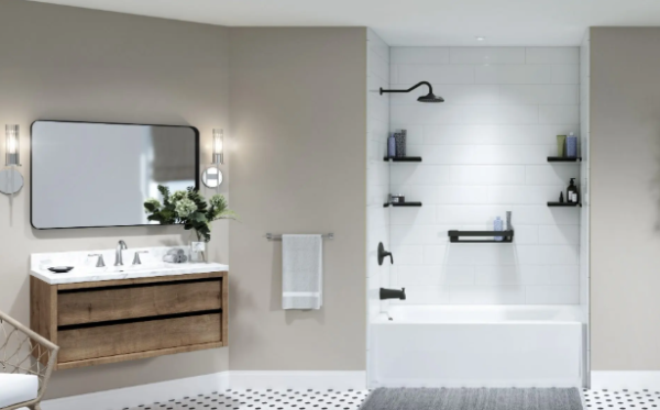 Tub to Walk-in Shower Conversion Near Me in Farmington, MI — Marathon ...